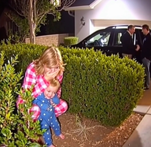 “Mommy, I’m scared,” my son whispered as my husband dragged us outside ...