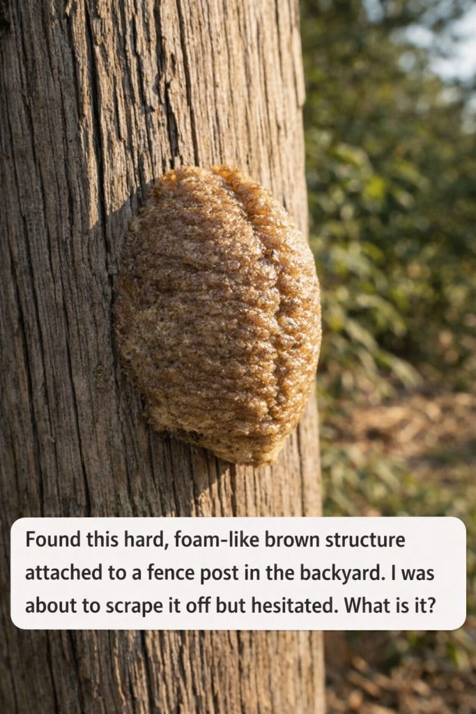 Strange Foam-Like Object on My Fence — What Could It Be? - PopularNews75